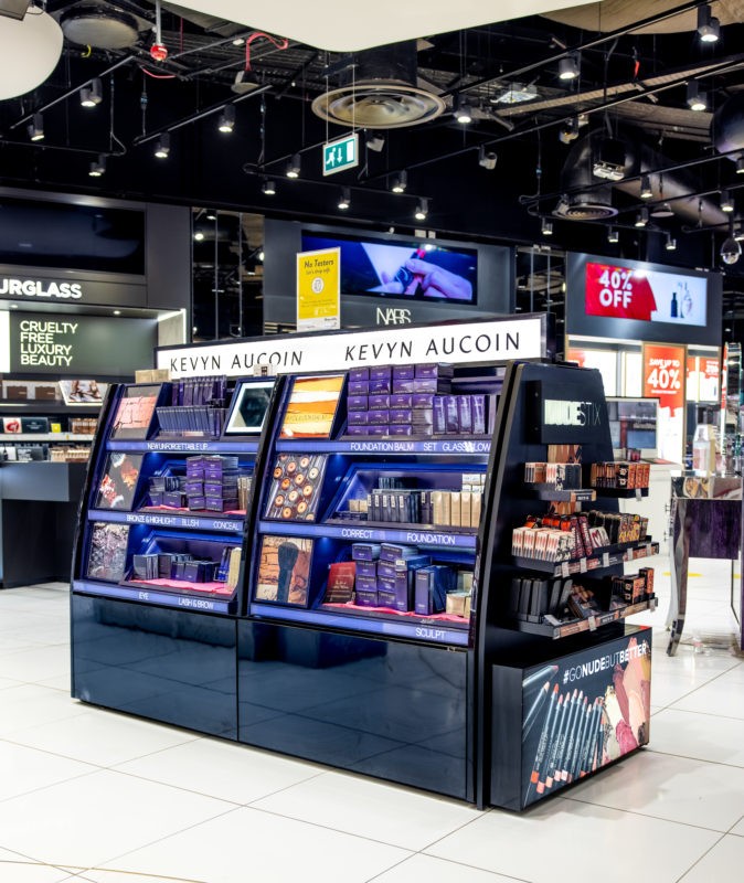 Duty-Free Retail Furniture Displays & Wall & Floor Stands
